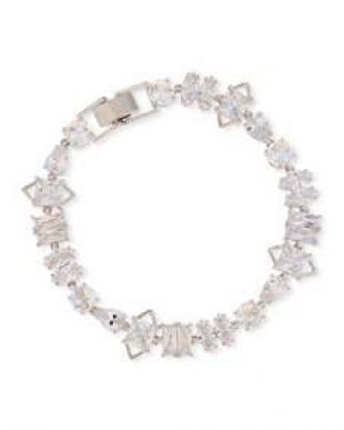Fallon - Fallon Jagged Edge Cubic Zirconia Bracelet