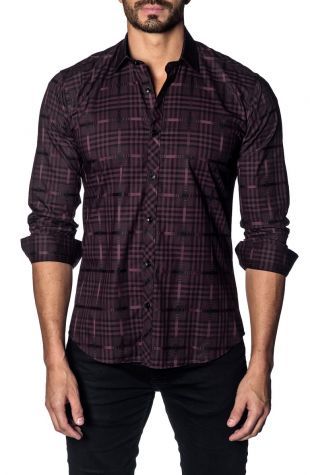 Jared Lang - Jared Lang Slim Fit Plaid Sport Shirt | Nordstrom