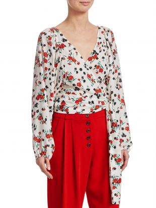 A.L.C. - A.L.C. Carla Floral Wrap Top