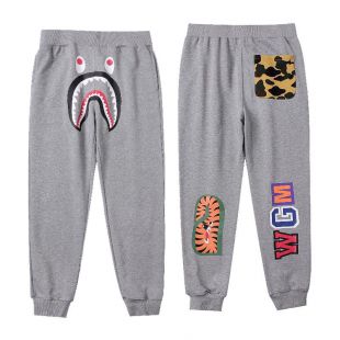A Bathing Ape - BAPE A Bathing Ape Shark Head Men/Women Sweatpants ...