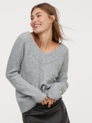 H&M - H&M Pull à encolure en V 4 coloris