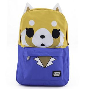 loungefly - Loungefly x Aggretsuko Big Face Nylon Backpack (One Size ...