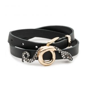 Alexis Bittar - Alexis Bittar Snake Charm Leather Choker/Bracelet