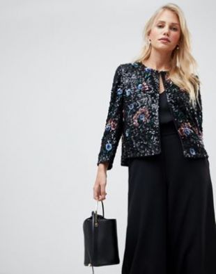 French Connection - French Connection Valerie Veste ornée at asos.com