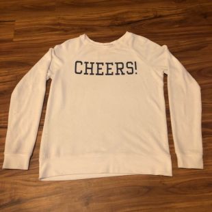 Grayson Threads - Soft White CHEERS! Sweater