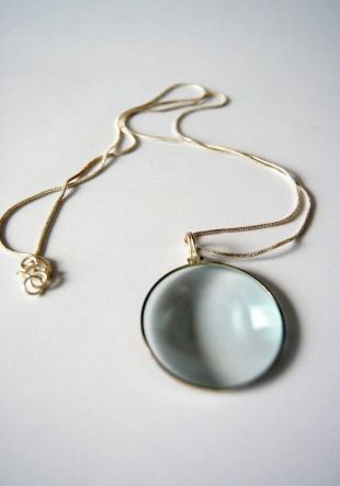 PortugueseVintage - Magnifying glass Monocle Lens Necklace