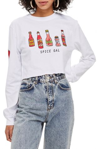 Topshop by Tee & Cake - Spice Gal Crop Tee