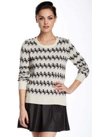 French Connection - French Connection Horse Knit Sweater