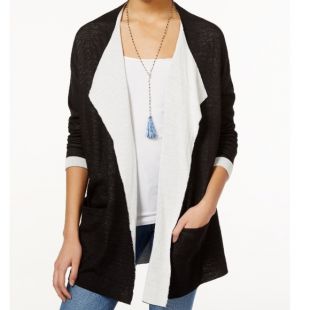 rachel - Roy Long-Sleeve Colorblocked Cardigan