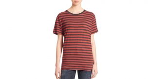 R13 - R13 Multicolor Boy Striped Cotton Tee Lyst