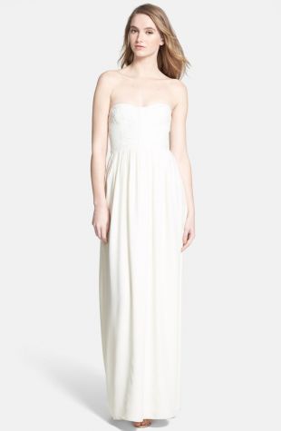 parker - 'Bayou' Strapless Silk Maxi Dress | Nordstrom
