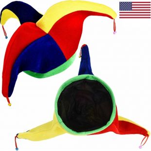 Jester Clown Hats Mardi Gras Hat Multicolor