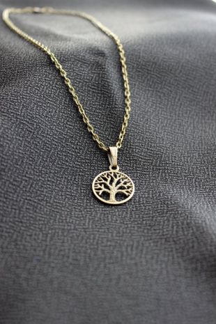 CositasCreativas - Regina Apple Tree Necklace bronze handmade