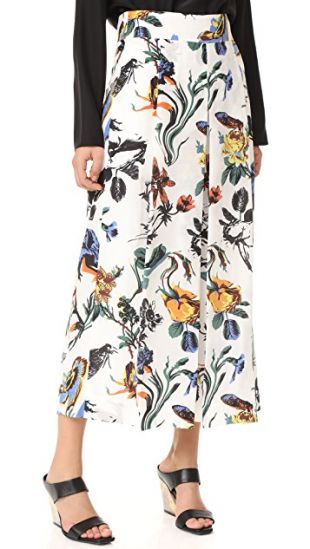 Tibi - Gothic Floral Nerd Pants