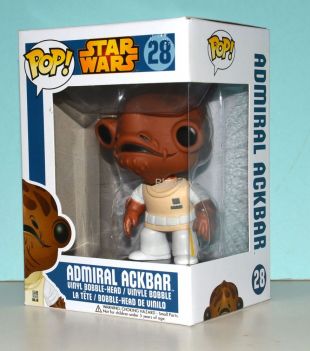 Funko Pop - Funko Pop Star Wars Admiral Ackbar Bobble Head Figure #28 ...