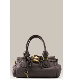 Chloé - 'Paddington' Leather Padlock Satchel