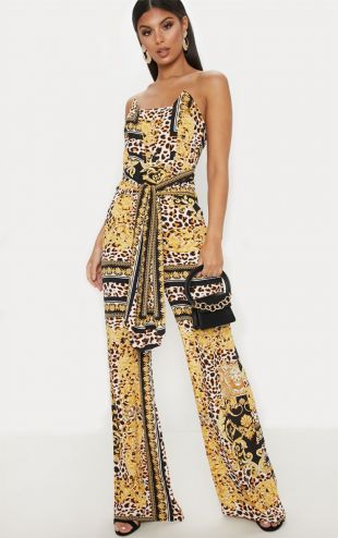 PrettyLittleThing - Pretty Little Thing Combinaison bandeau satinée ...