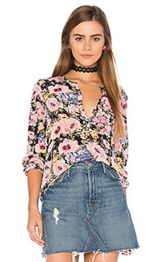 Rebecca Taylor - Long Sleeve Lavinia Rose Top