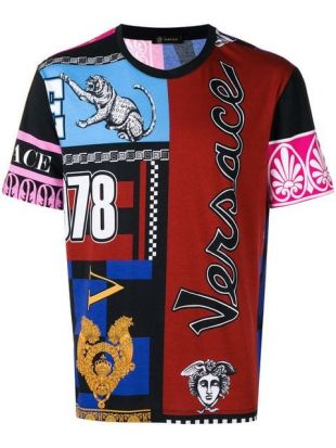 Versace - Multi Pattern T shirt