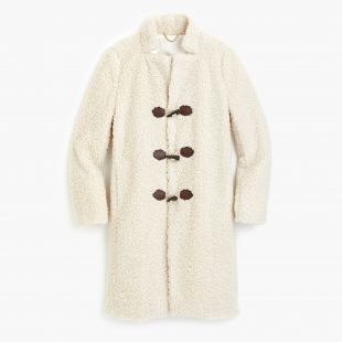J Crew - Sherpa Toggle Coat