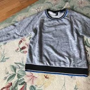 Forever 21 - Varsity-Striped Raglan Sweatshirt