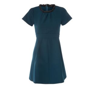 Maje - Maje Guimet Accent Collar Babydoll Dress