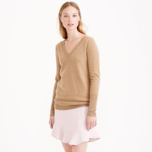 J. Crew Collection - J. Crew Collection Cashmere V Neck Sweater