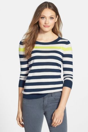 halogen - Halogen Three Quarter Sleeve Sweater