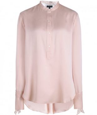 Rag & Bone - Pink Silk Dylan Shirt
