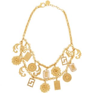 Versace - Versace Gold-plated charm necklace