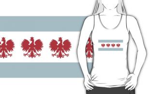 Redbubble - Polish Chicago Flag unisex tank top