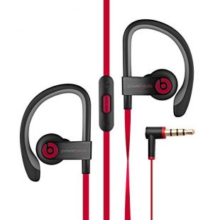 beats - Beats Powerbeats 2 Wired In-Ear Headphone - Black - WIRED(Renewed)