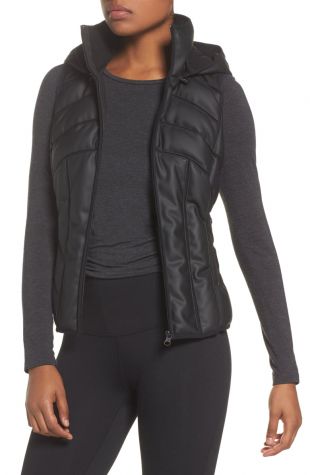 Blanc Noir - Aura Mesh Inset Vest