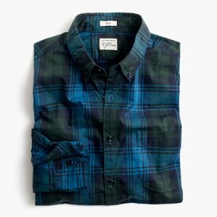 J.Crew - SLIM SECRET WASH SHIRT IN HEATHER POPLIN PLAID