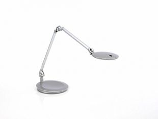 humanscale - Humanscale Element Disk Task Light: Desktop Base - Silver