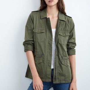 Velvet by Graham & Spencer - Ruby Army Jacket