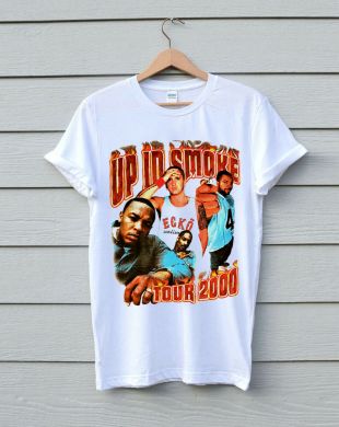 Vintage Rap T shirt Up In Smoke Tour 2000 DRE EMINEM SNOOP reprint T ...
