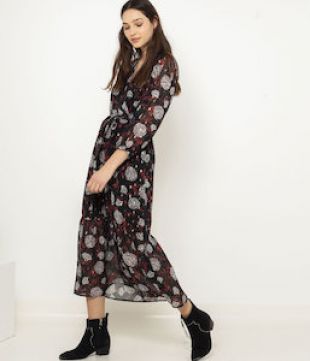 Camaieu - Robe longue imprimée