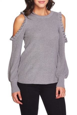 1.STATE - Cold Shoulder Sweater