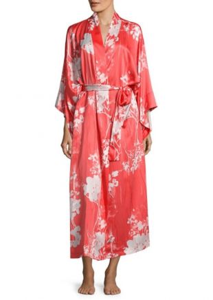 Natori - Layla Printed Slinky Charmeuse Robe