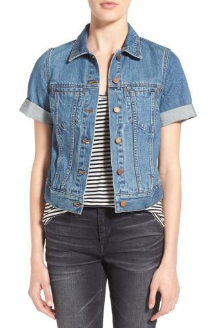 Madewell - 'Summer' Short Sleeve Denim Jacket