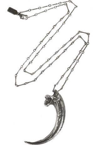 Pamela Love Sterling Silver Eagle Claw Necklace