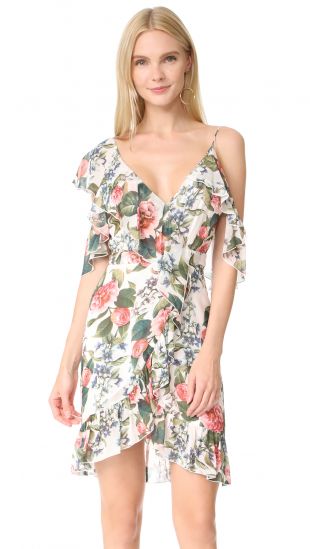 Nicholas Belle - Floral Wrap Mini Dress
