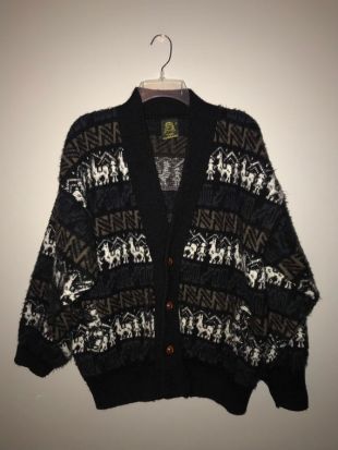 Tejidos Ruminahui - Vintage 80's Unisex Sweater Cardigan / size large ...