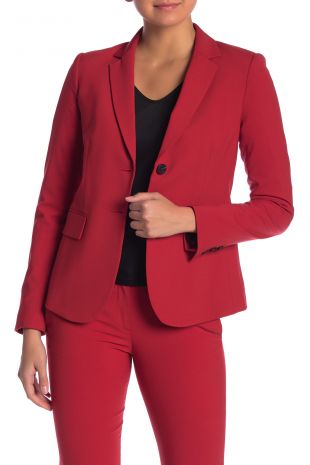 Theory - Carissa Stretch Wool Classic Suit Jacket