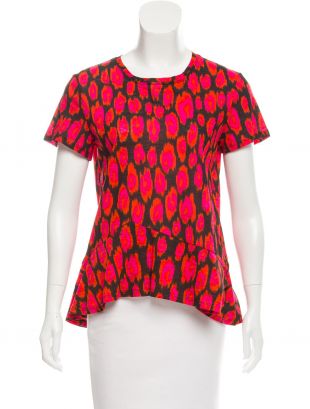 Proenza Schouler - Ikat Print Asymmetrical Top