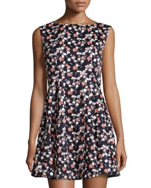 French Connection - Sahara Rose Floral Print Dress
