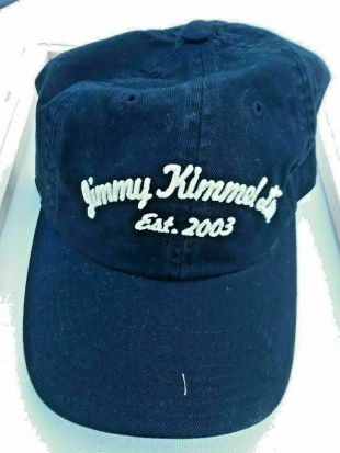 Jimmy Kimmel Live Logo Hat Sports Truckers Cap Navy new 2003 Adjustable ...