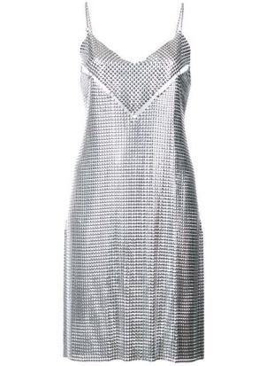 Paco Rabanne - Paco Rabanne Robe Métalisée En Chaîne Farfetch