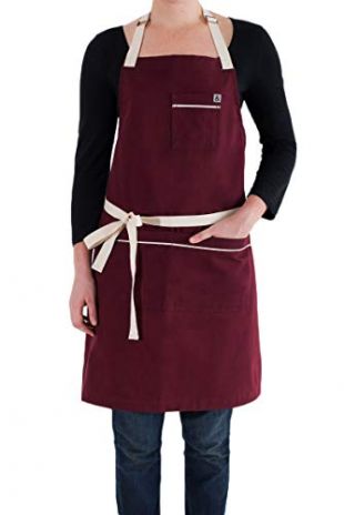 hedley & bennett - hedley & bennett Bordeaux Classic Apron - Unisex ...